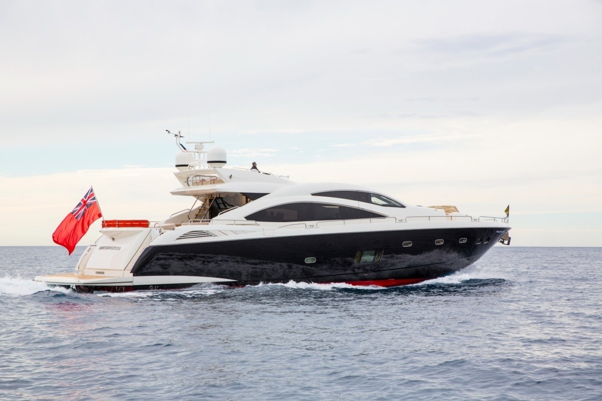 El yate de lujo Sunseeker BST navegará en el Mediterráneo este verano